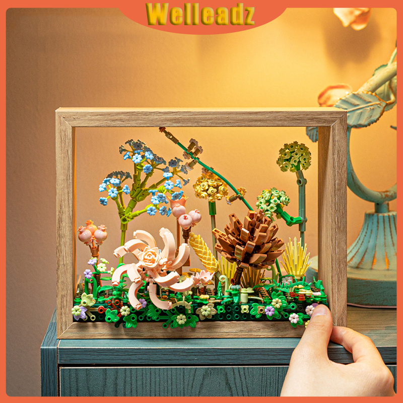 Jual Bricks Bunga /Bunga Bata / Bunga Buket Nano Block / Bangunan Balok ...