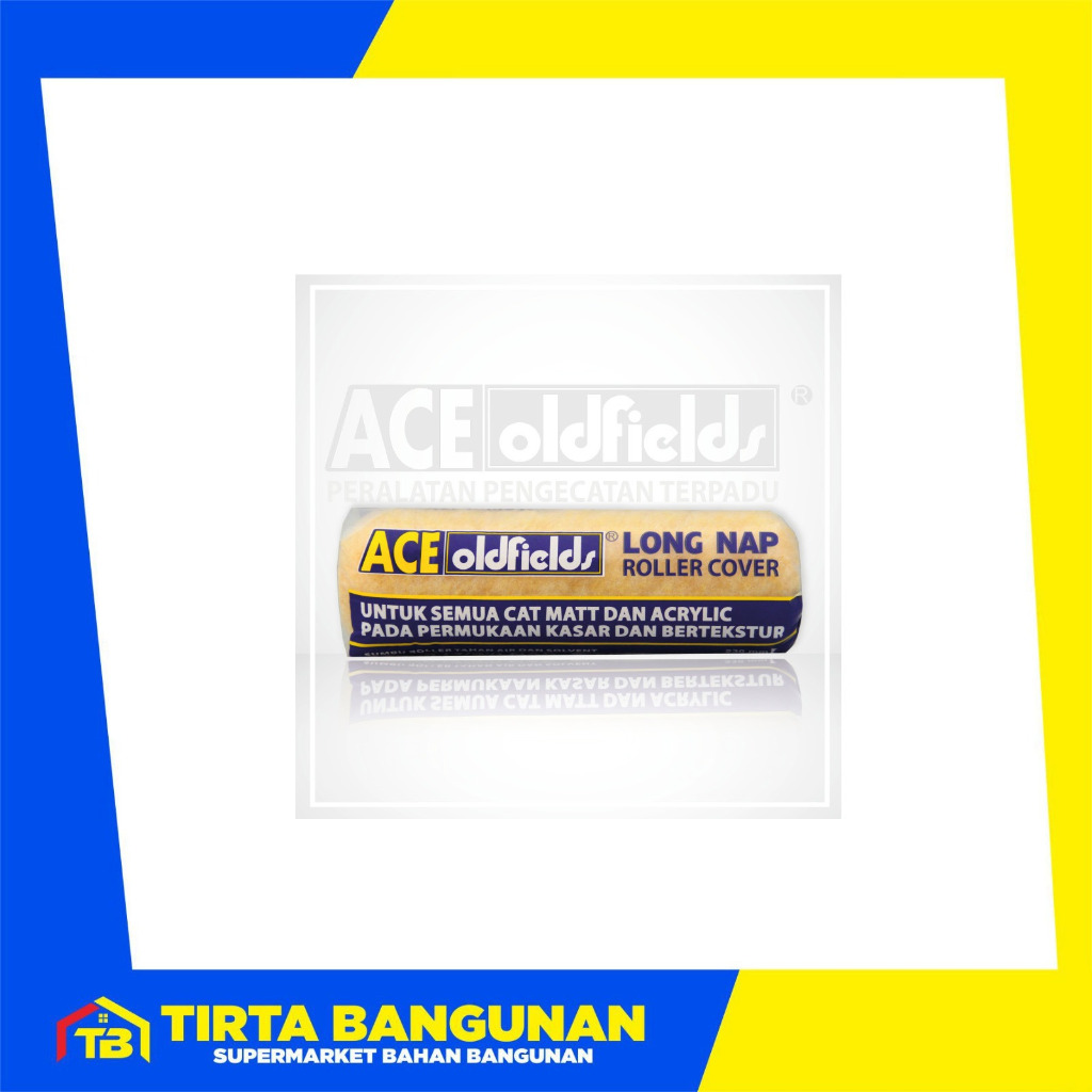 Jual ACE OLDFIELDS ROLLER LONG NAP COVER ONLY REFIL 230 MM ROLL CAT ...
