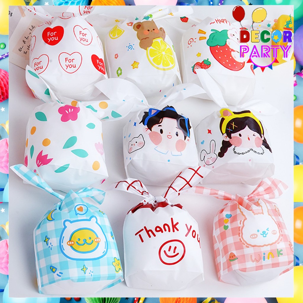 Jual DP Goodie Bag Plastik Permen Karakter Isi 50pcs Kantong Bingkisan ...