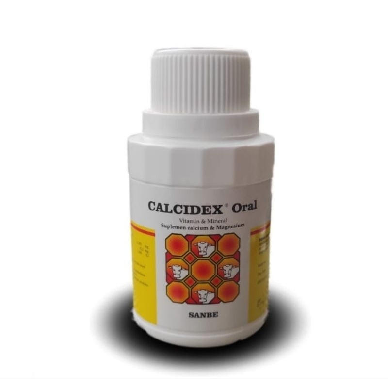 Jual Calcidex Oral 100 ml Mengatasi Lumpuh Hewan Sapi Kuda Kambing ...