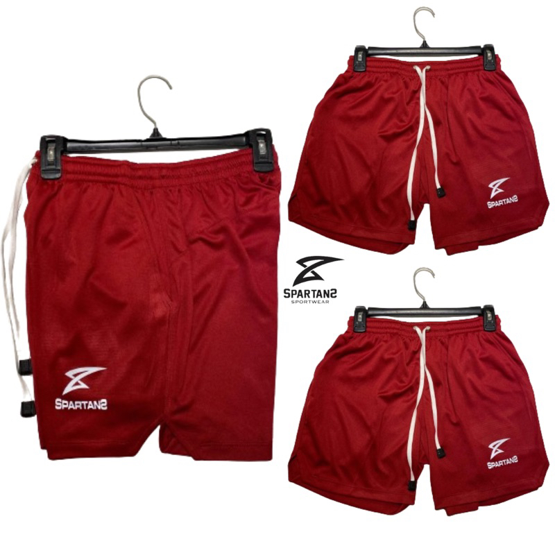 Jual Celana olahraga pria merah maroon gym fitnes gowes Cepat Kering ...