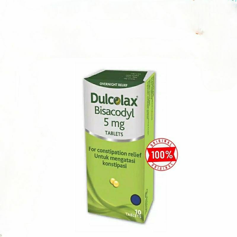Jual DulColax Bisacodyl 5 MG 1 strip 10 Tablet-obat susah BAB/sembelit ...