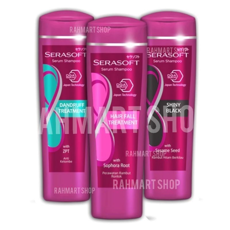 Jual SERASOFT Serum Shampoo 170ml - Hair Fall Treatment - Anti Dandruff ...