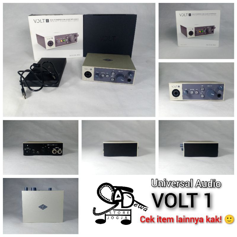Jual UNIVERSAL AUDIO VOLT 1 SOUNDCARD UAD SOUND CARD VOLT1 RECORDING ...
