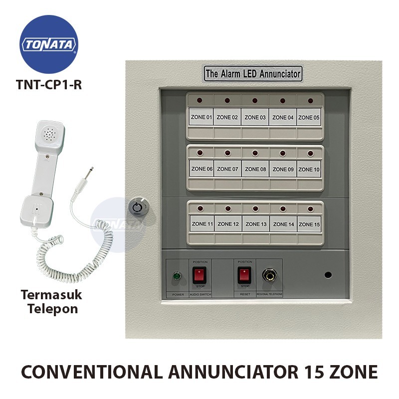 Jual Annunciator Fire Alarm Control Panel 15 Zone Tonata / MCFA ...