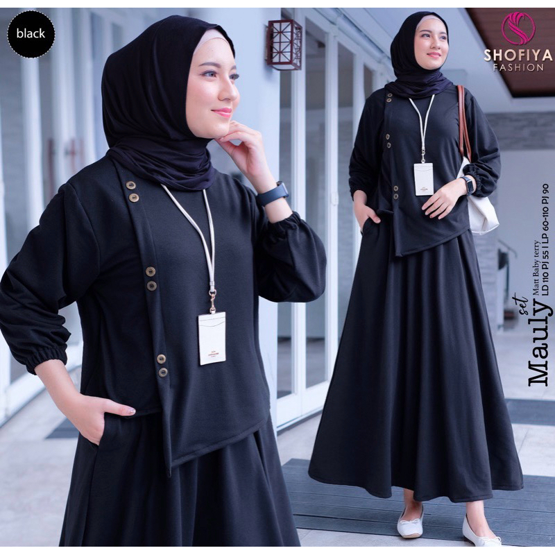 Jual Setelan Rok Wanita Polos Brigita Jumbo Set | Setelan Wanita ...