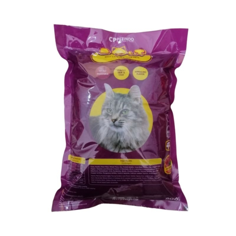 Jual bolt cat dryfood 800gr bentuk ikan/bolt makanan kucing kering ...