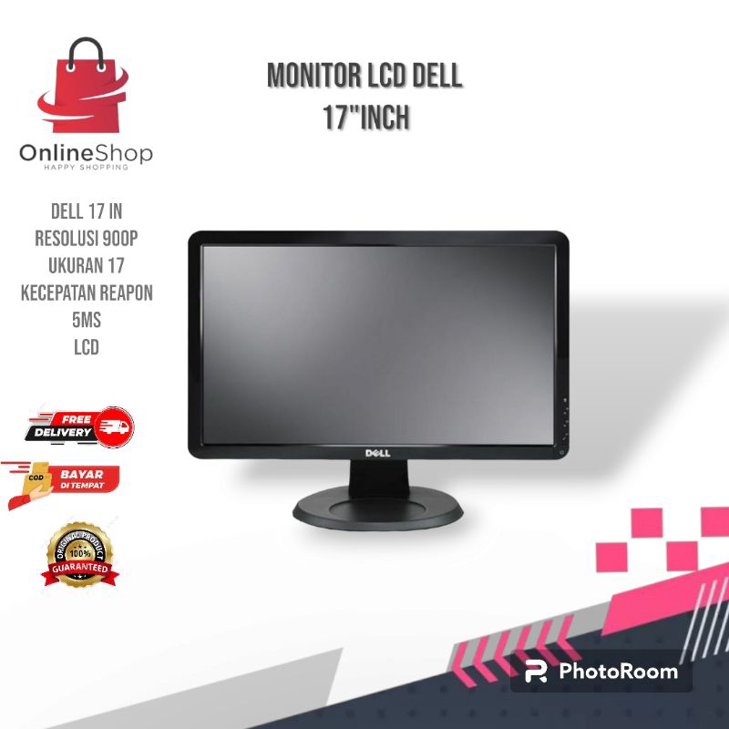 Jual Monitor LCD 17" inch wide Dell S1709WC | Shopee Indonesia