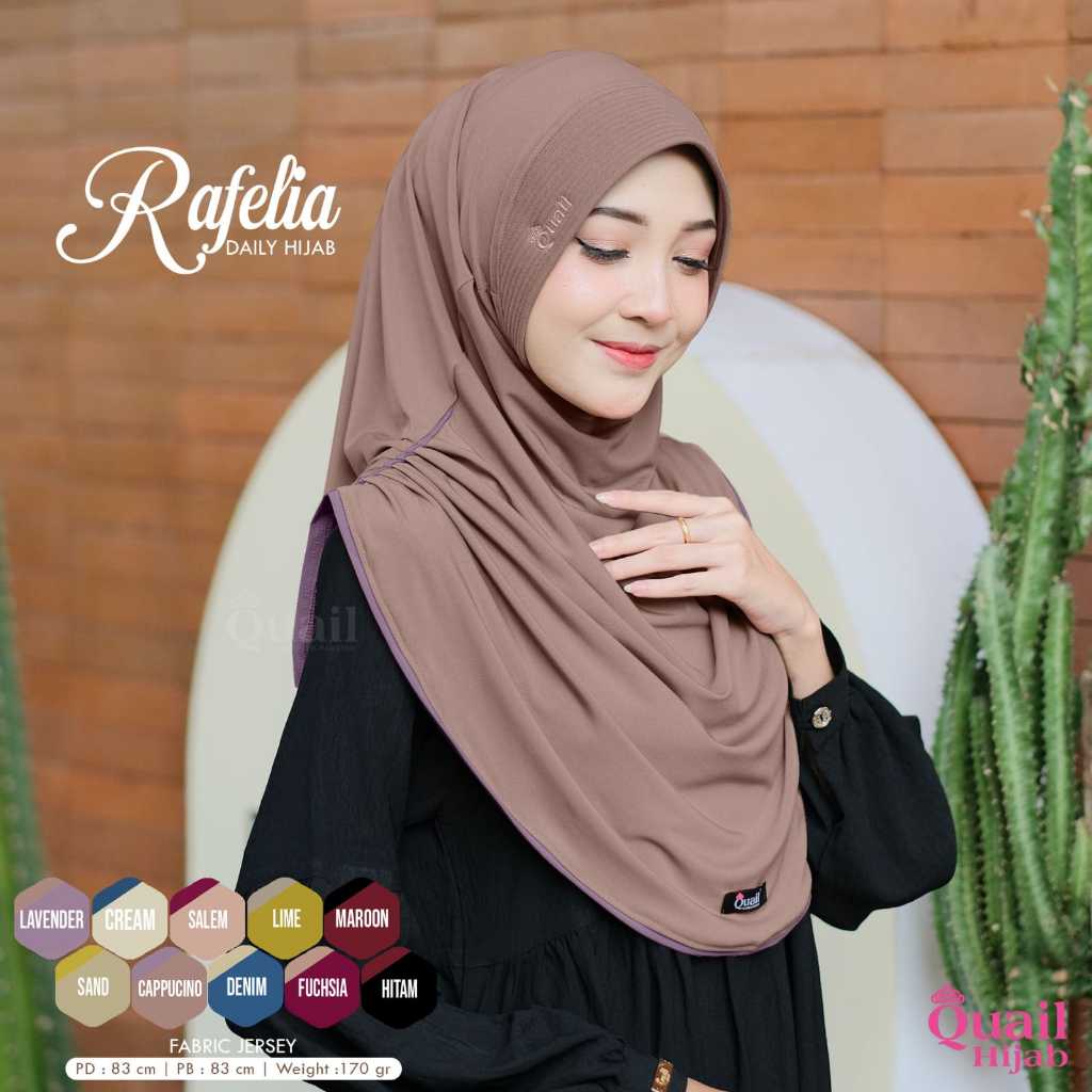 Jual Rafelia Daily Hijab original Quail Hijab Wanita Jersey | Shopee Indonesia