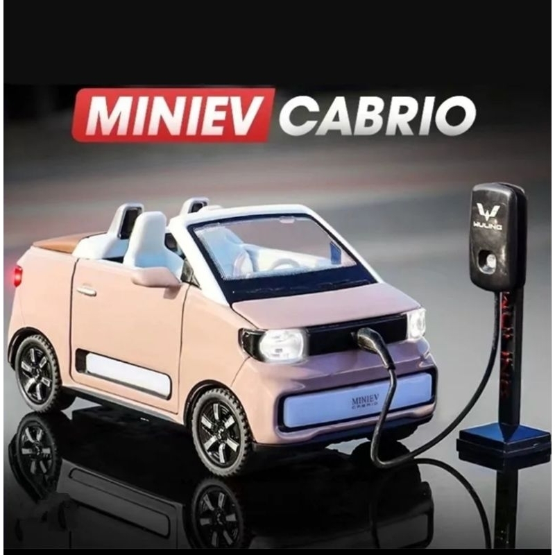 Jual Diecast Mobil Wuling Mini EV Die-cast Miniatur Mobil Mobilan ...