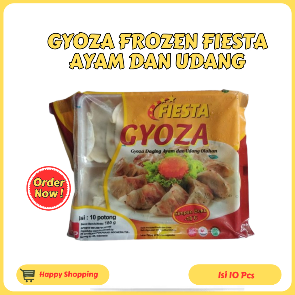 Jual gyoza frozen fiesta ayam dan udang | Shopee Indonesia