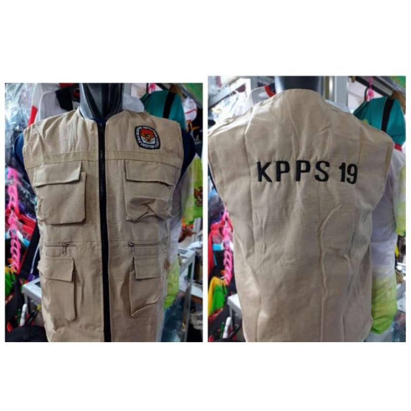 Jual rompi kpps cream bahan ripstok | Shopee Indonesia