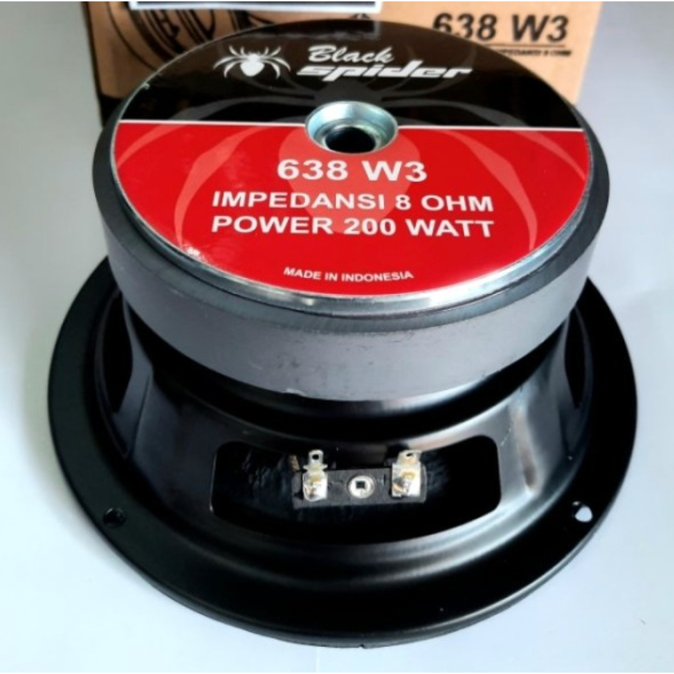 Jual Speaker Line Array 6 inch Black Spider 638 W3 / 638W3 midrange ...