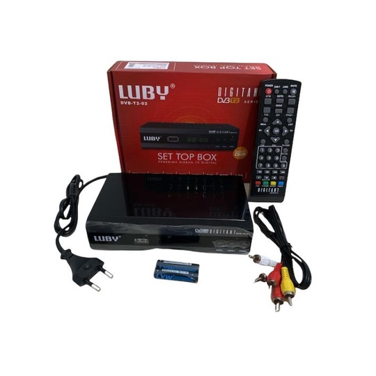 Jual RECEIVER TV DIGITAL SET TOP BOX LUBY FULL HD DVB-T2-02 STB DVBT2 LUBY | Shopee Indonesia