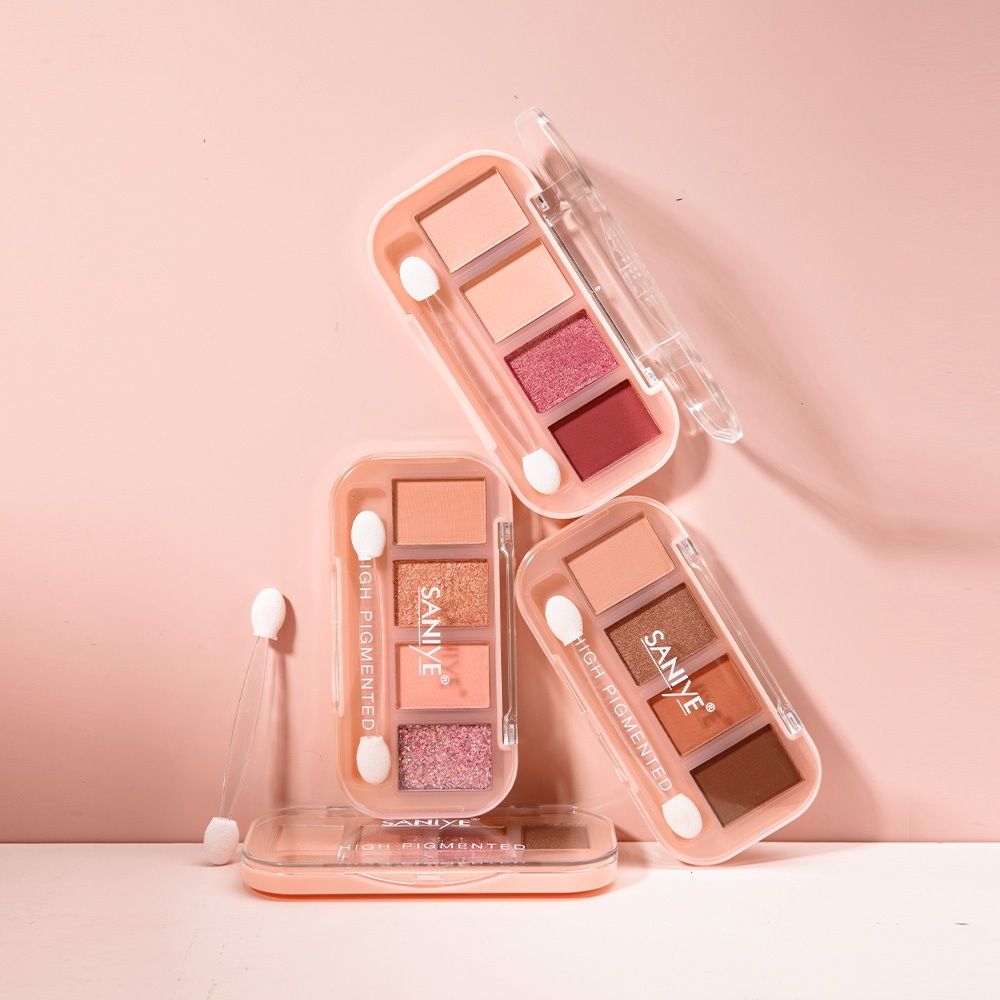 Jual SANIYE 4 Warna Eyeshadow Glitter Palet Eye Shadow Mata Menarik ...