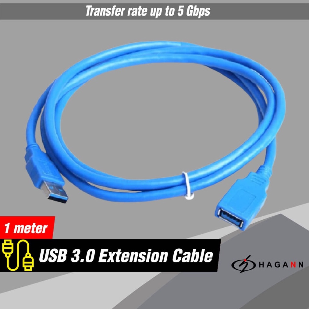 Jual Kabel USB 3 Male to Female Extension Sambungan Perpanjangan 1M ...
