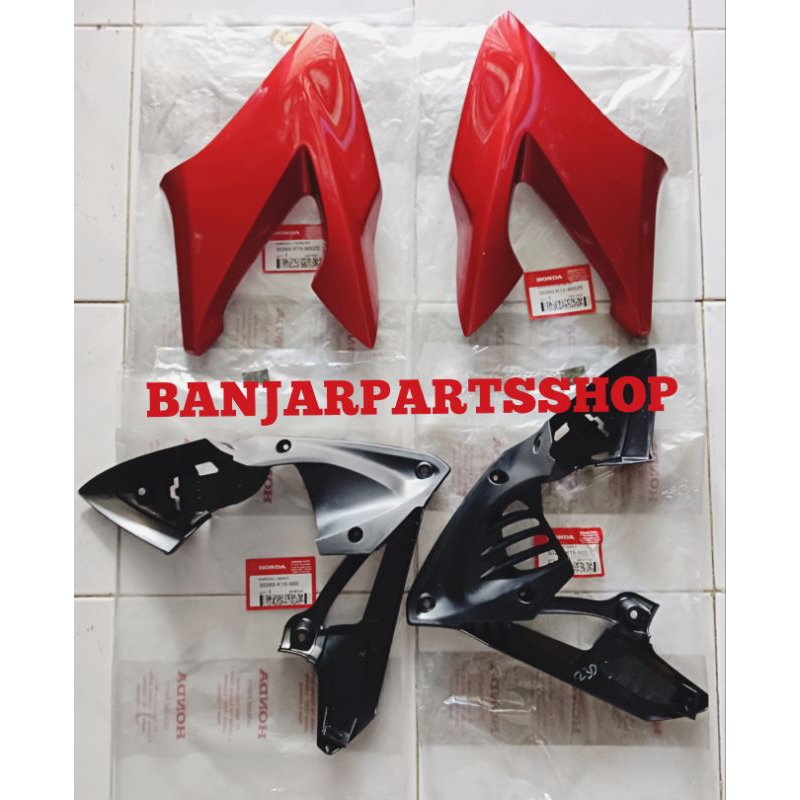 Jual SHROUD CB150R OLD MERAH CANDY SAYAP TANGKI CB150R OLD COVER TANGKI ...