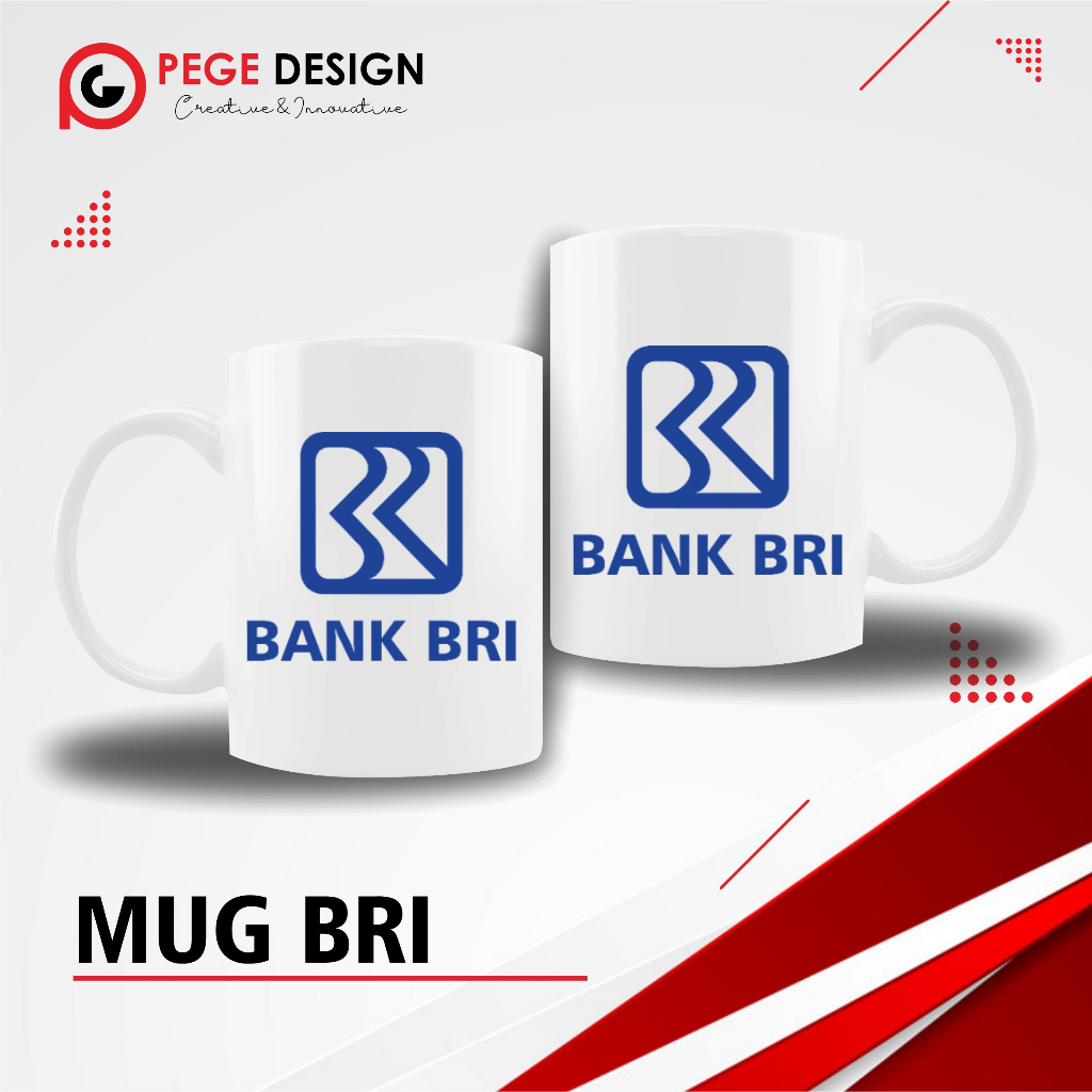 Jual MUG BANK BRI//SOUVENIR BANK BRI | Shopee Indonesia