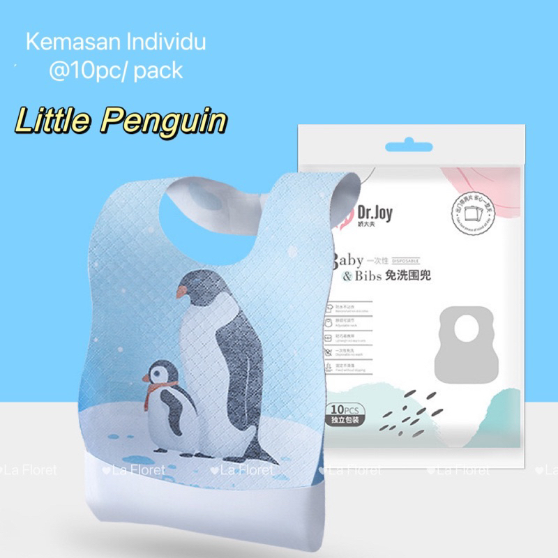 Jual DISPOSABLE BIB/PREMIUM CELEMEK ANAK/BAYI APRON SEKALI PAKAI HANDUK ...