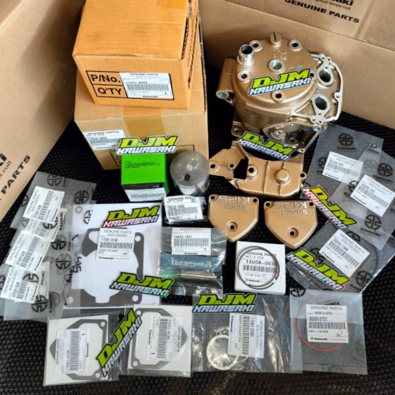 Jual PAKET LENGKAP BLOK 1855 GOLD NINJA 150 R SS RR NEW RR OLD FULLSET ...