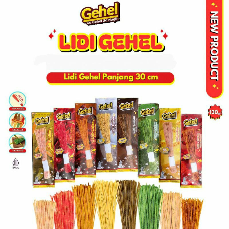 Jual Mie Lidi Gehel 130 gram / 30 cm | Lidi-Lidian | Stick Noodles ...