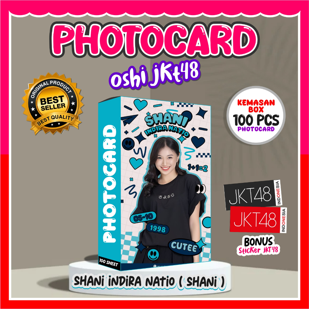 Jual 100 Photocard Shani JKT48 GRATIS 100 Innersleeve | OSHI JKT48 | Shopee Indonesia