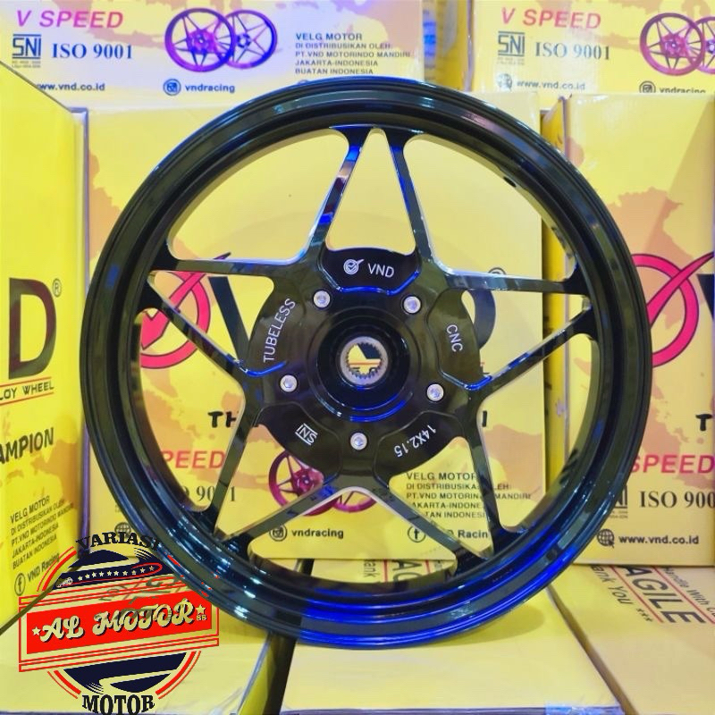 Jual Velg V speed Ring 14 Mio Sporty Karbu / Mio J GT / Fino Karbu / Soul Karbu / Xride 115 ...