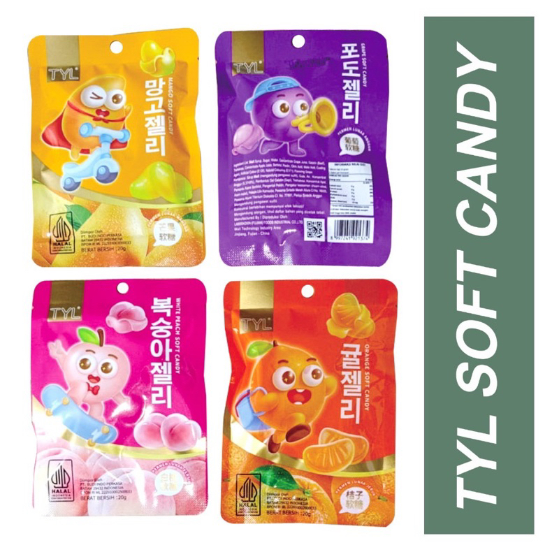 Jual TYL Baopi Gummy Soft Candy 20gr HALAL TYL Candy | Shopee Indonesia