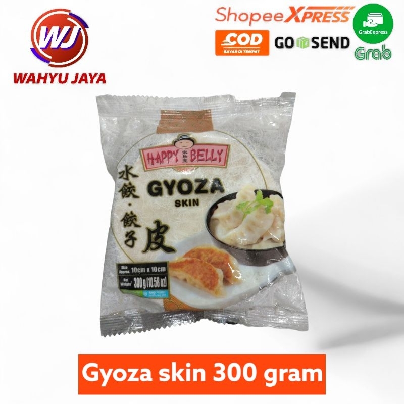 Jual gyoza skin happy Belly 300 gram | Shopee Indonesia