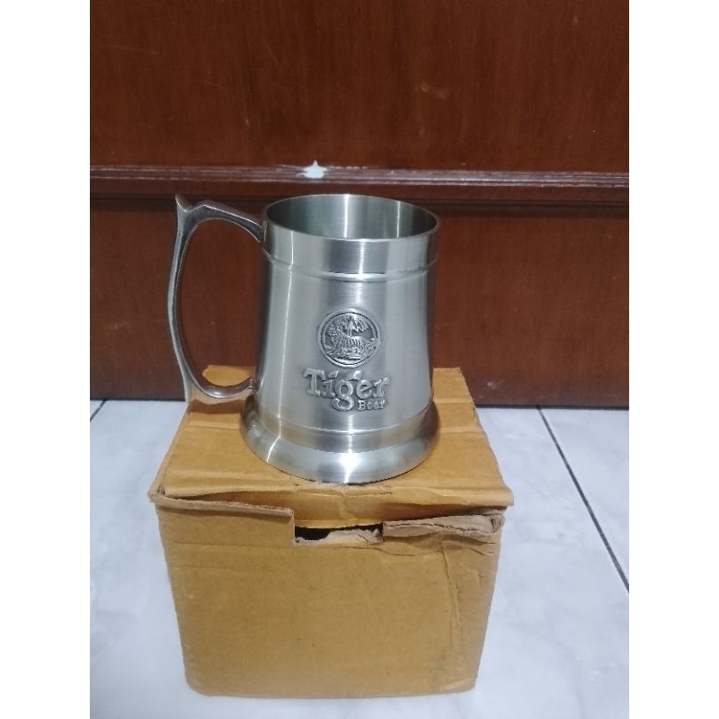 Jual Gelas Beer Bir Stainles Pajangan Antik Tiger Langka Estetik ...