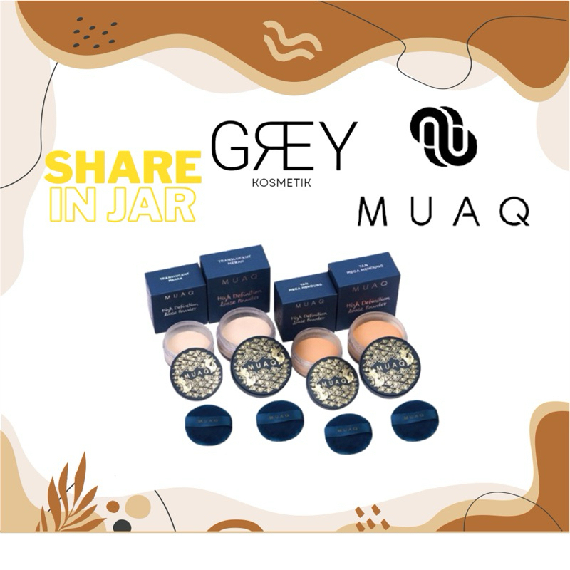 Jual MUAQ HIGH DEFINITION LOOSE POWDER | Shopee Indonesia