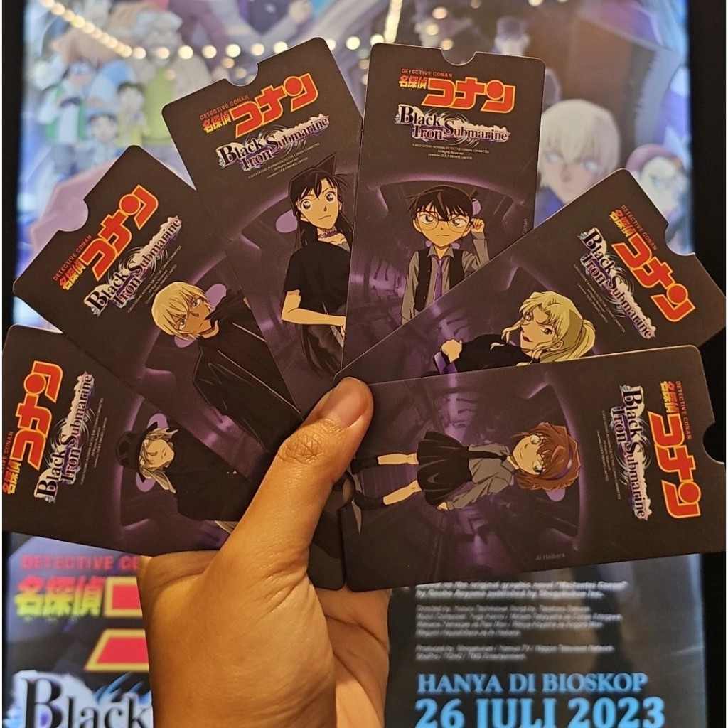 Jual Collectible Ticket CGV DETECTIVE CONAN 'Black Iron Submarine' (isi ...