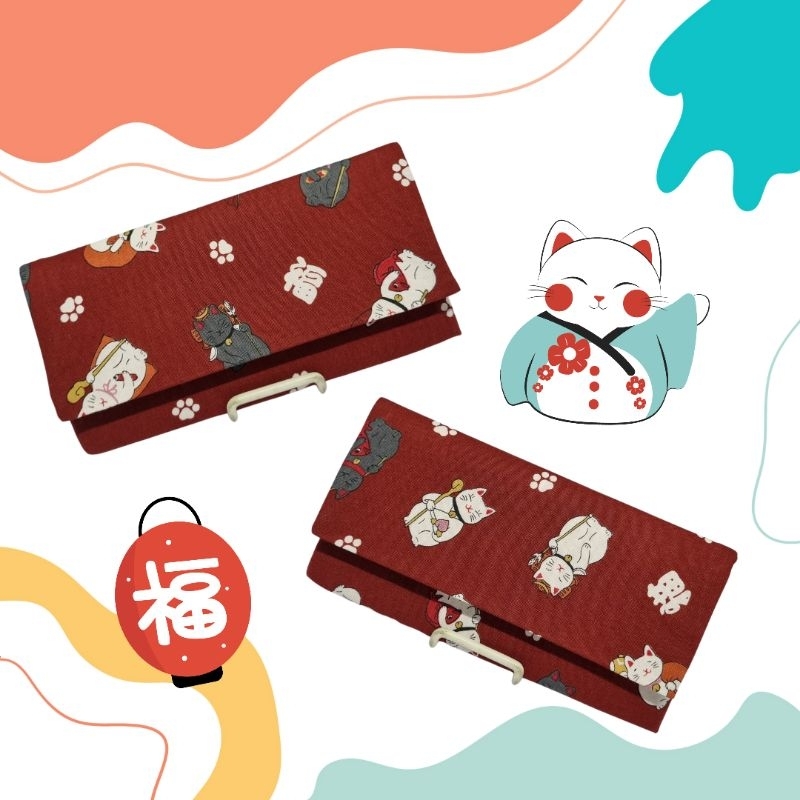 Jual HANDMADE JAPANESE LONG WALLET COTTON FABRIC/DOMPET PANJANG KAIN ...