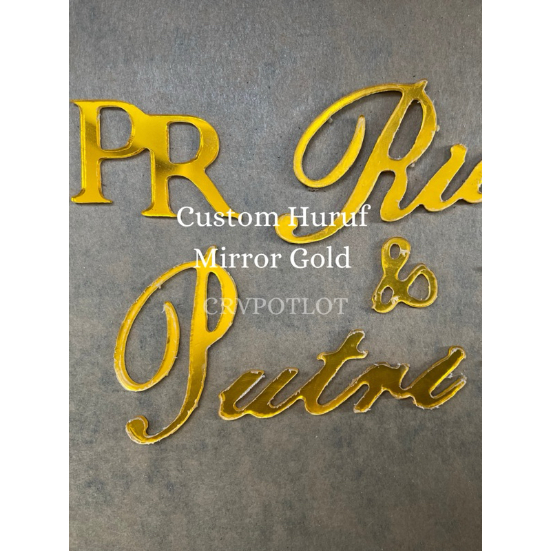 Jual CUSTOM HURUF AKRILIK / ACRYLIC 2mm | Shopee Indonesia