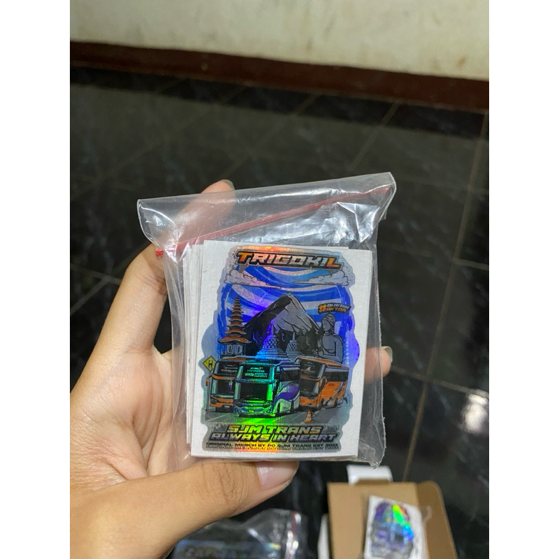 Jual stiker bus hologram / stiker bis winspector / stiker bus ratu ...