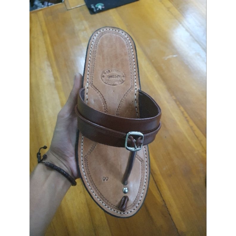 Jual SANDAL TEROMPAH ASLI KULIT Sendal Jepit Tradisional | Shopee Indonesia