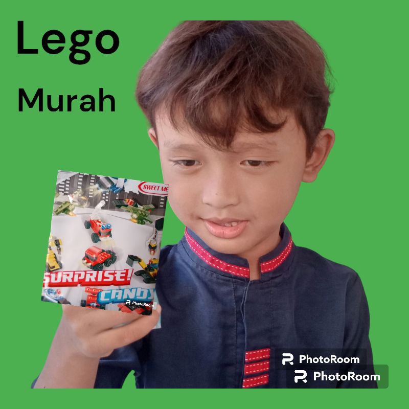 Jual permen lego murah 3 biji warna putih | Shopee Indonesia
