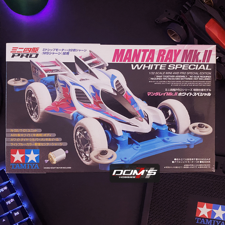 Jual TAMIYA 95462 MANTA RAY Mk. II WHITE SPECIAL - MS CHASSIS - PRO ...