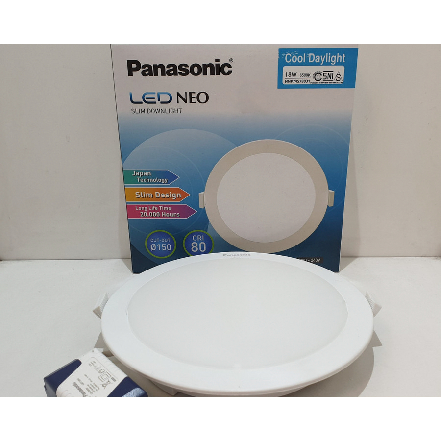 Jual Lampu Downlight LED panel Ceiling Plafon Panasonic Neo Slim IB Inbow Tanam 18W 18 Watt ...