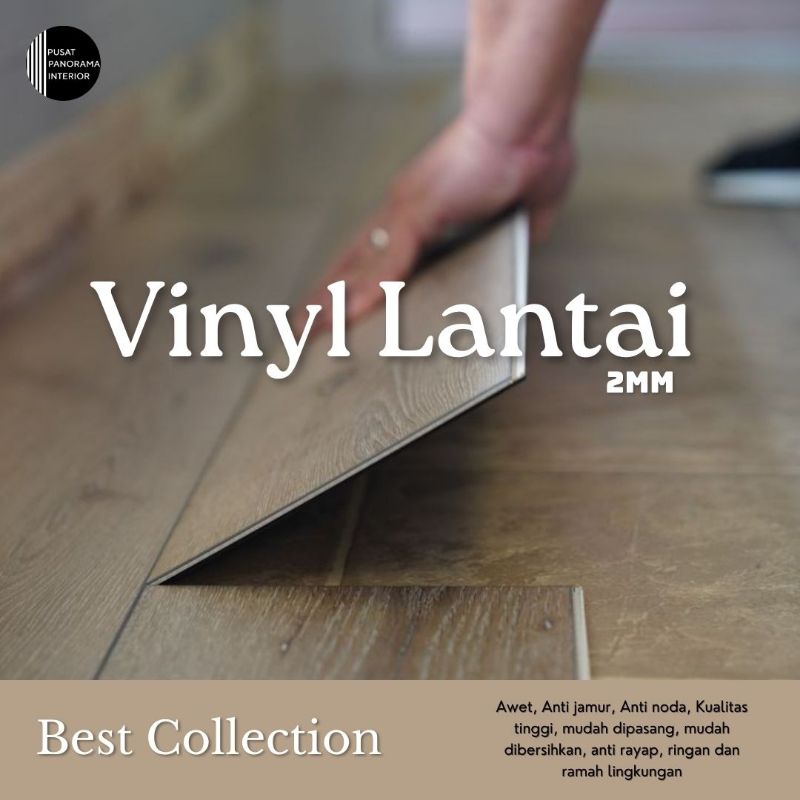 Jual Vinyl Lantai (B) High Quality Lantai Lebih Elegan Dengan Lem ...