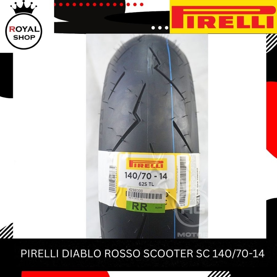 Jual Ban Pirelli Diablo Rosso Scooter SC 140/70 Ring 14 Soft Compound ...