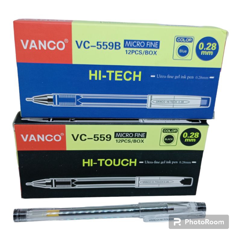 Jual (12 pcs) Pulpen vanco VC-559/pulpen Hi-Tech vanco | Shopee Indonesia