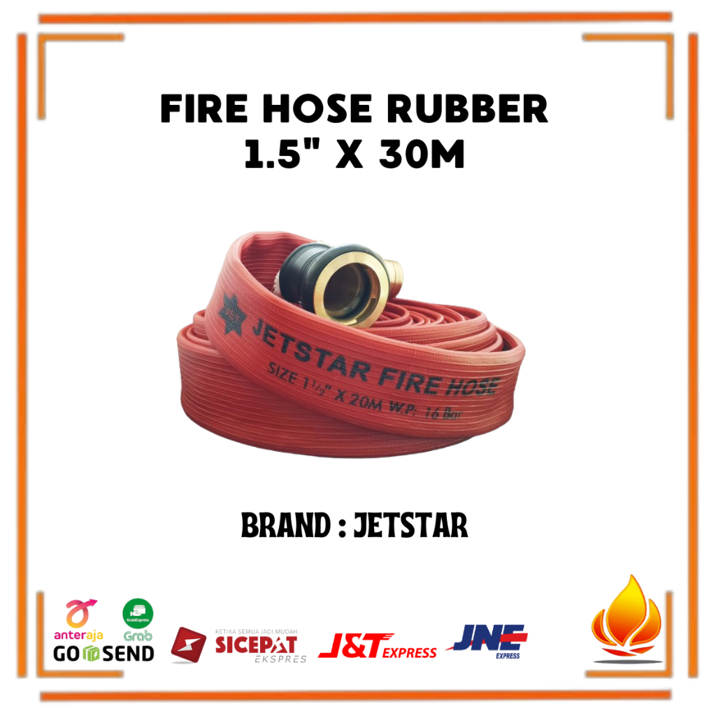 Jual FIRE HOSE RUBBER MEREK JETSTAR | Shopee Indonesia