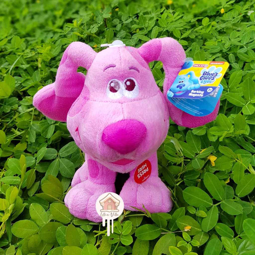 Jual Blues Clues and You Barking Bean Plush - Magenta | Shopee Indonesia