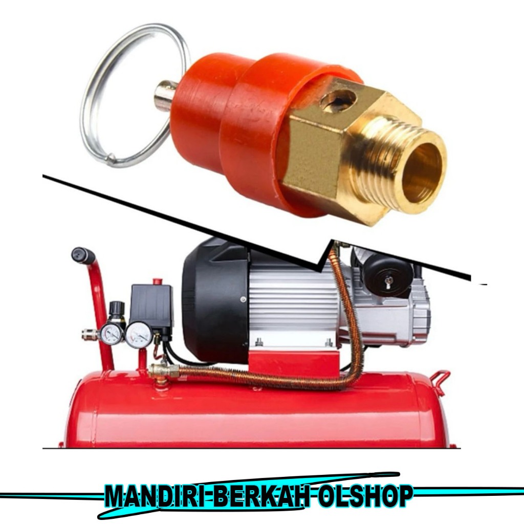 Jual NANKAI Mini Safety Valve 1/4" Safety Valve Kompressor / Katup ...