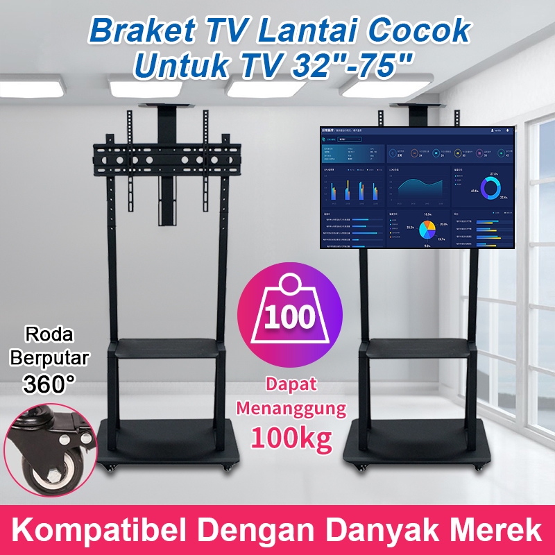 Jual DL BRACKET TV STANDING UNTUK TV 32"-65" up to 75" inch /Bracket ...