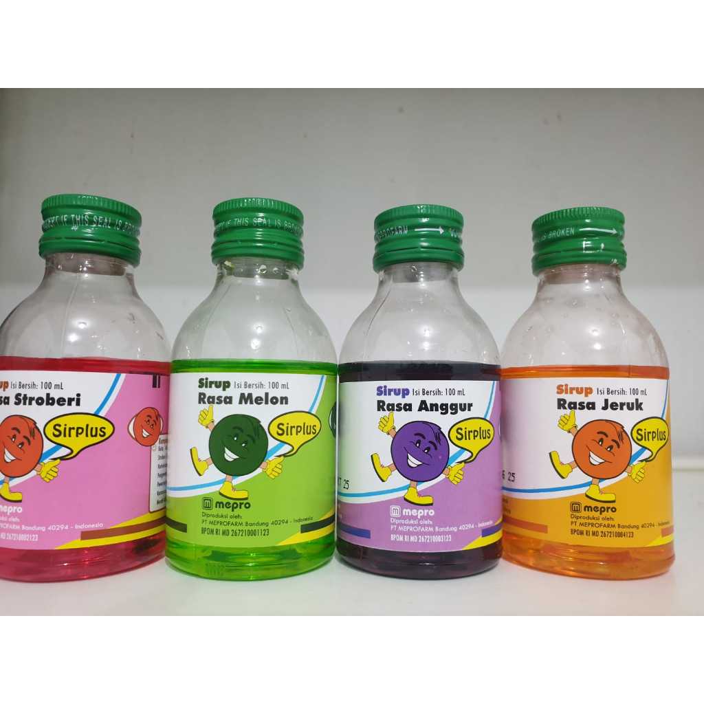 Jual Sirplus sirup / pemanis obat anak varian rasa buah100ml | Shopee ...