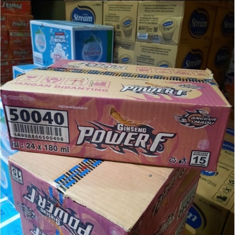 Jual POWER F 190ML 1 DUS ISI 24 CUP | Shopee Indonesia