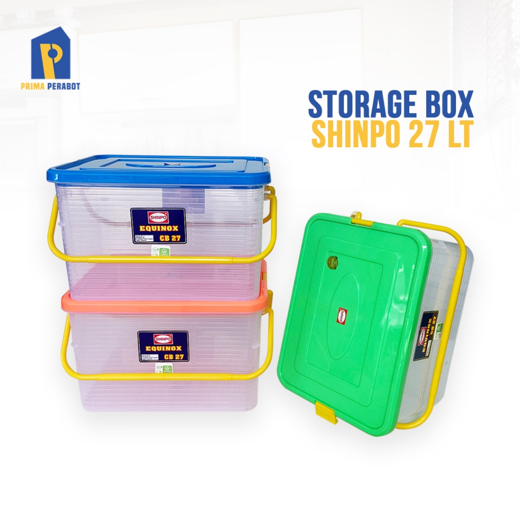 Jual Storage Box 27 Liter Handy Container Boks Shinpo CB 27 | Shopee ...