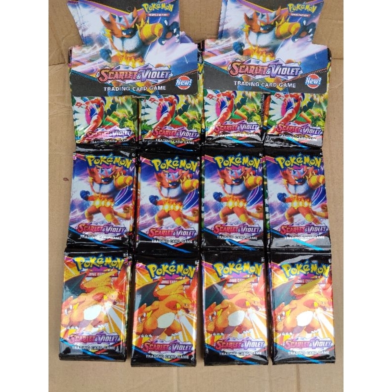 Jual 12 Sachet Mainan Kartu Pokemon Voltage OnePiece Dem0n Slayer ...
